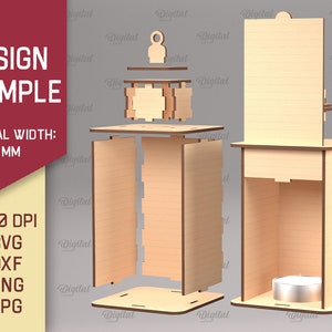 3D Mother's Day Lanterns Bundle, Candle Holder Lasercut, Mom Gift, Tea ...