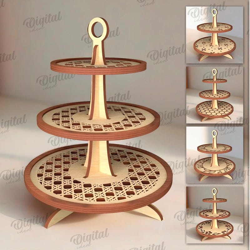 3 Tier Tray Stand - Etsy