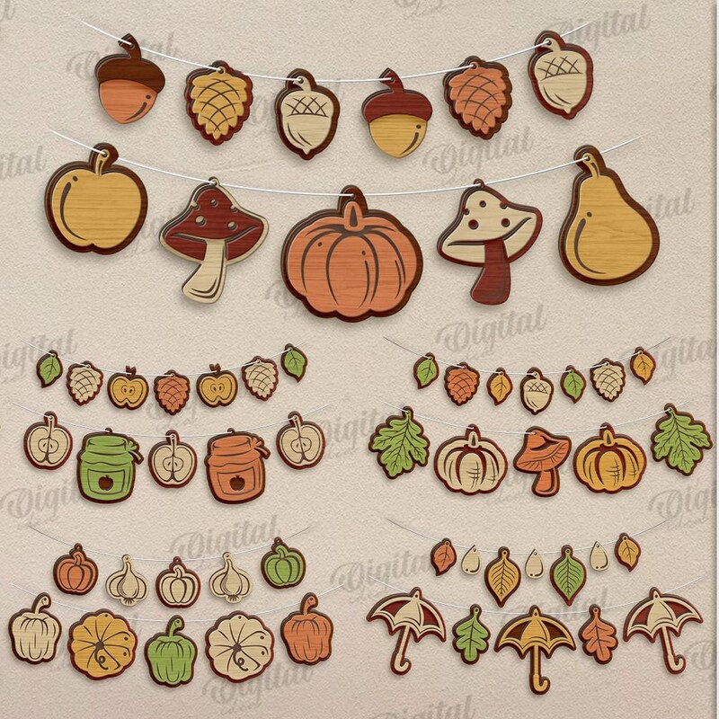 Autumn Bunting - Etsy