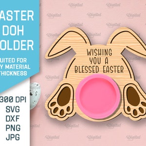 Easter Play Doh Holders Bundle, Playdoh Holder Laser Cut, Kids Easter ...