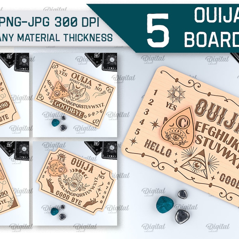 Wooden Table Ouija Board - Etsy