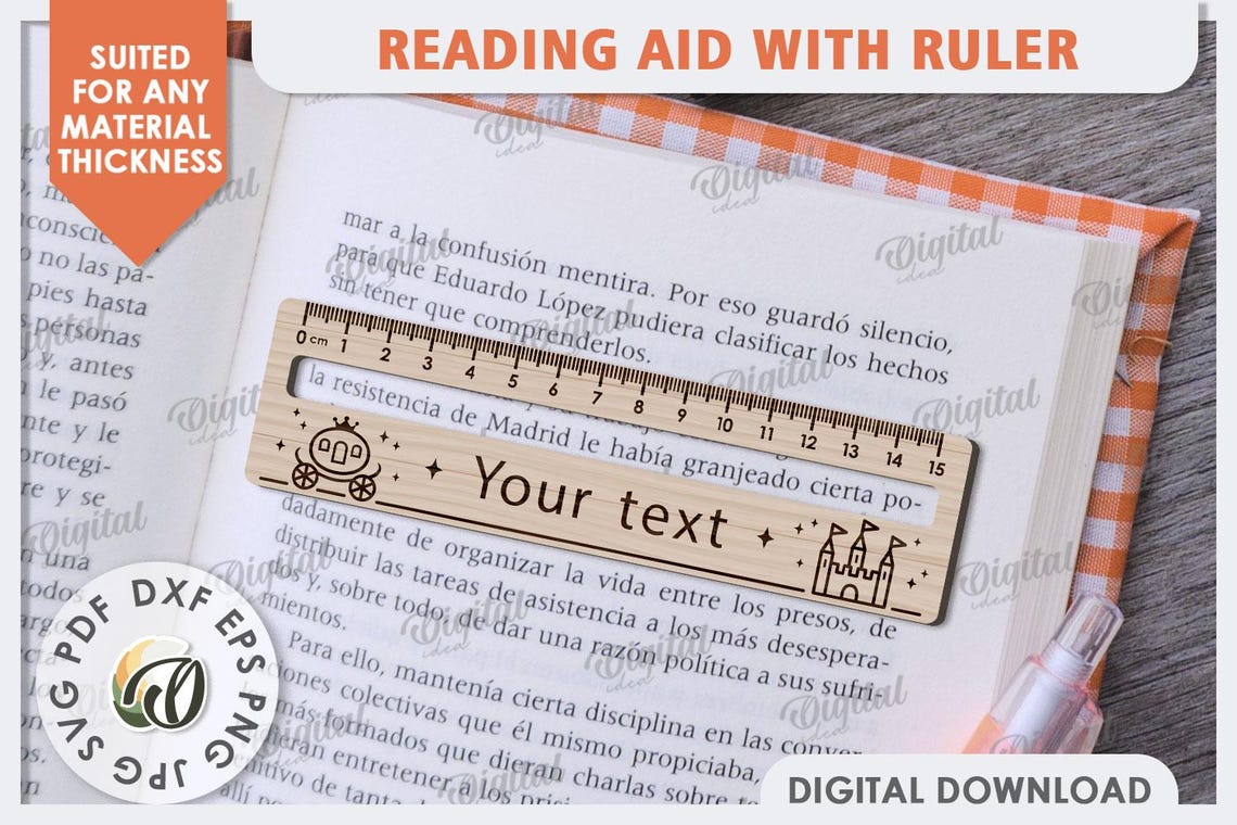 Line Readers Bundle, Reading Aid With Ruler for Dyslexia and ADHD Laser ...