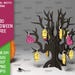 3D Halloween Trees Bundle, Halloween Stands With Ornaments Laser Cut ...