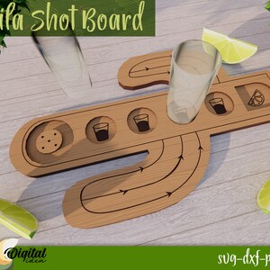 Tequila Shot Boards Bundle, 3D Tequila Trays Lasercut, Tequila Flight ...
