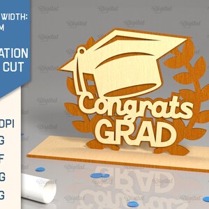 3D Graduation Stands Bundle, Free Standing Decor Laser Cut, Graduation ...