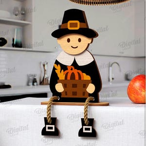3D Thanksgiving Shelf Sitters Bundle, Fall Decor Laser Cut, Autumn ...