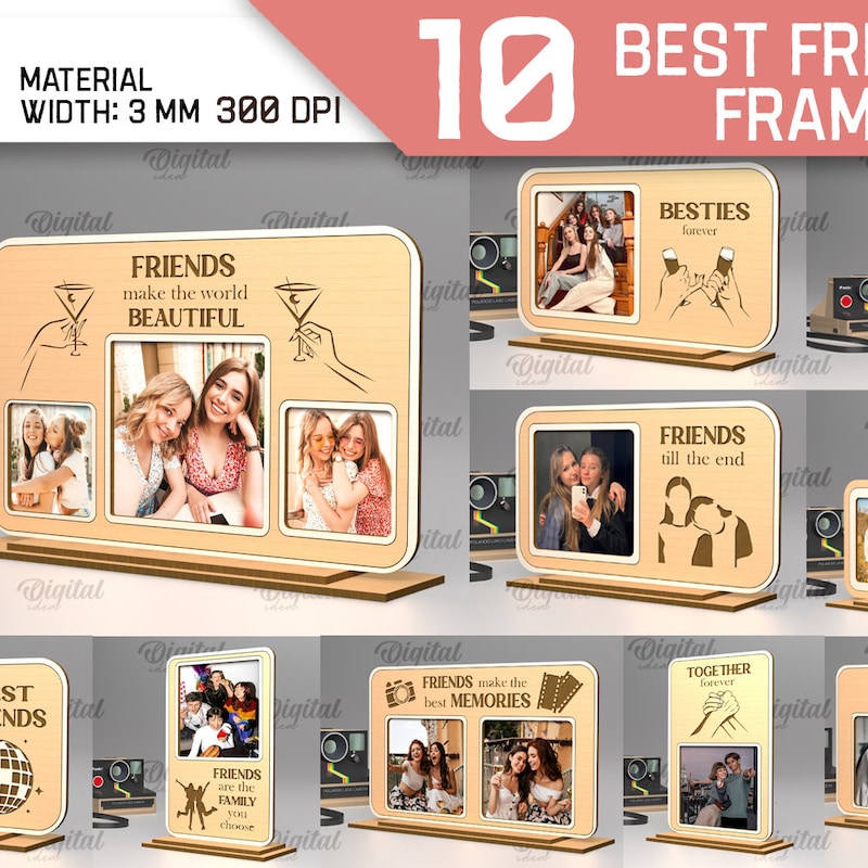 Friends Picture Frame Svg - Etsy