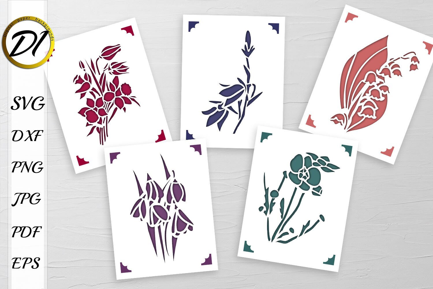 Cricut Joy Spring Flowers Svg Joy Cards Cricut Bundle - Etsy