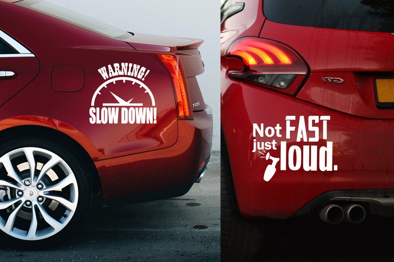 Car Decals SVG Bundle, Funny Car Quotes, Car Sayings Stickers SVG ...