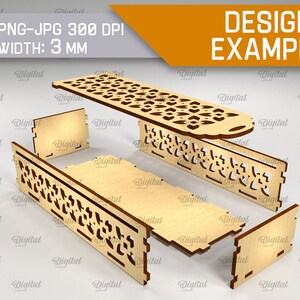 3D Pencil Boxes Bundle, Box Template Laser Cut, Pencil Case Svg ...