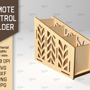 Remote Control Holders Bundle, 3D Storage Box, Remote Storage, Phone ...