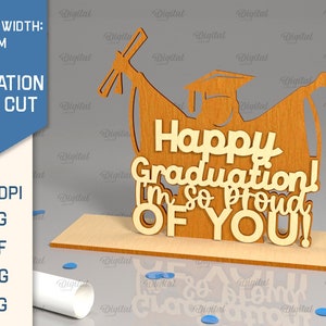 3D Graduation Stands Bundle, Free Standing Decor Laser Cut, Graduation ...