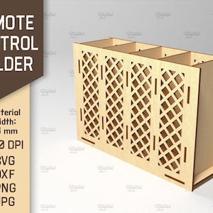 Remote Control Holders Bundle, 3D Storage Box, Remote Storage, Phone ...