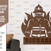 Firefighter Signs Bundle, Custom Name Sign Laser Cut, Fire Fighter ...