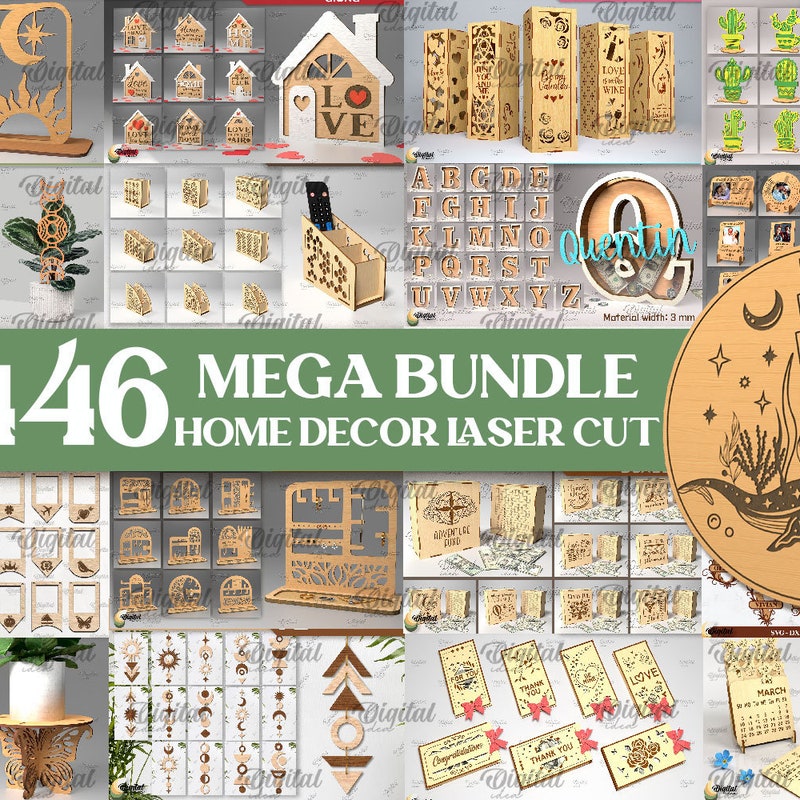 3 Photo Frame Laser Cut - Etsy