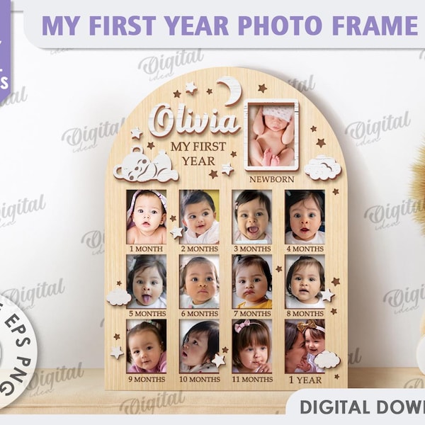 My First Year Frame - Etsy