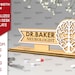 3D Doctor Desk Nameplates Bundle, Personalized Name Plate Laser Cut ...