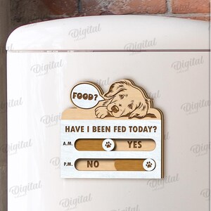 3D Fridge Reminder Magnets Bundle, Tracker Magnet Laser Cut, Wooden ...