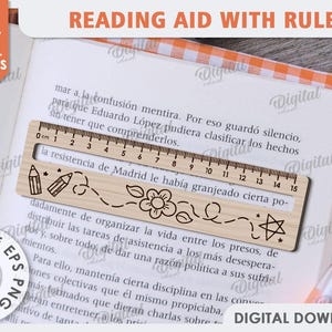 Line Readers Bundle, Reading Aid With Ruler for Dyslexia and ADHD Laser ...