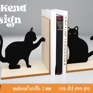 3D Book End Bundle, Lasercut Bookend Designs, Book Holder Glowforge ...