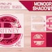 Shadow Box Split Monogram Alphabet Bundle, 3D Floral Shadow Box Paper ...