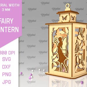 Fairy Lanterns Laser Cut Bundle, Kids Candle Holder 3D Lasercut ...