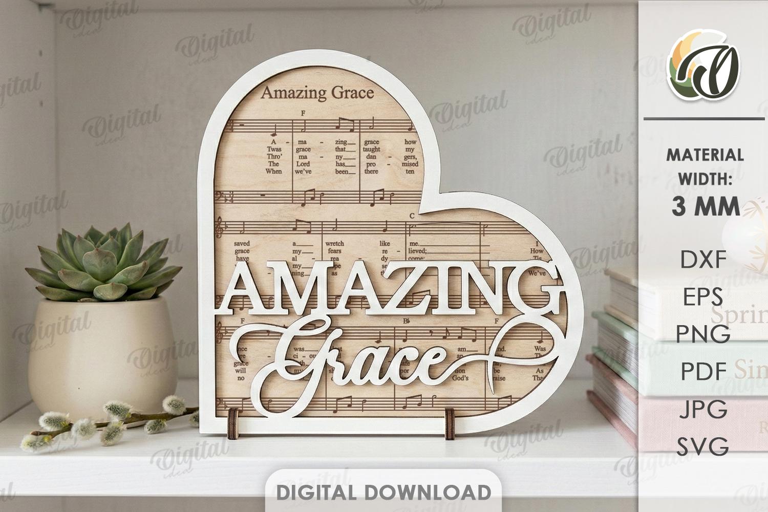 3D Christian Hymn Stands Bundle, Religious Decor Laser Cut Files ...