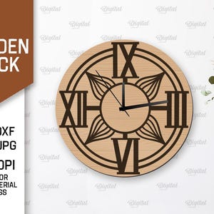 3D Wall Clock Faces Bundle, Decorative Clock Laser Cut, Home Decor, Modern Clock Face, Mandala ...