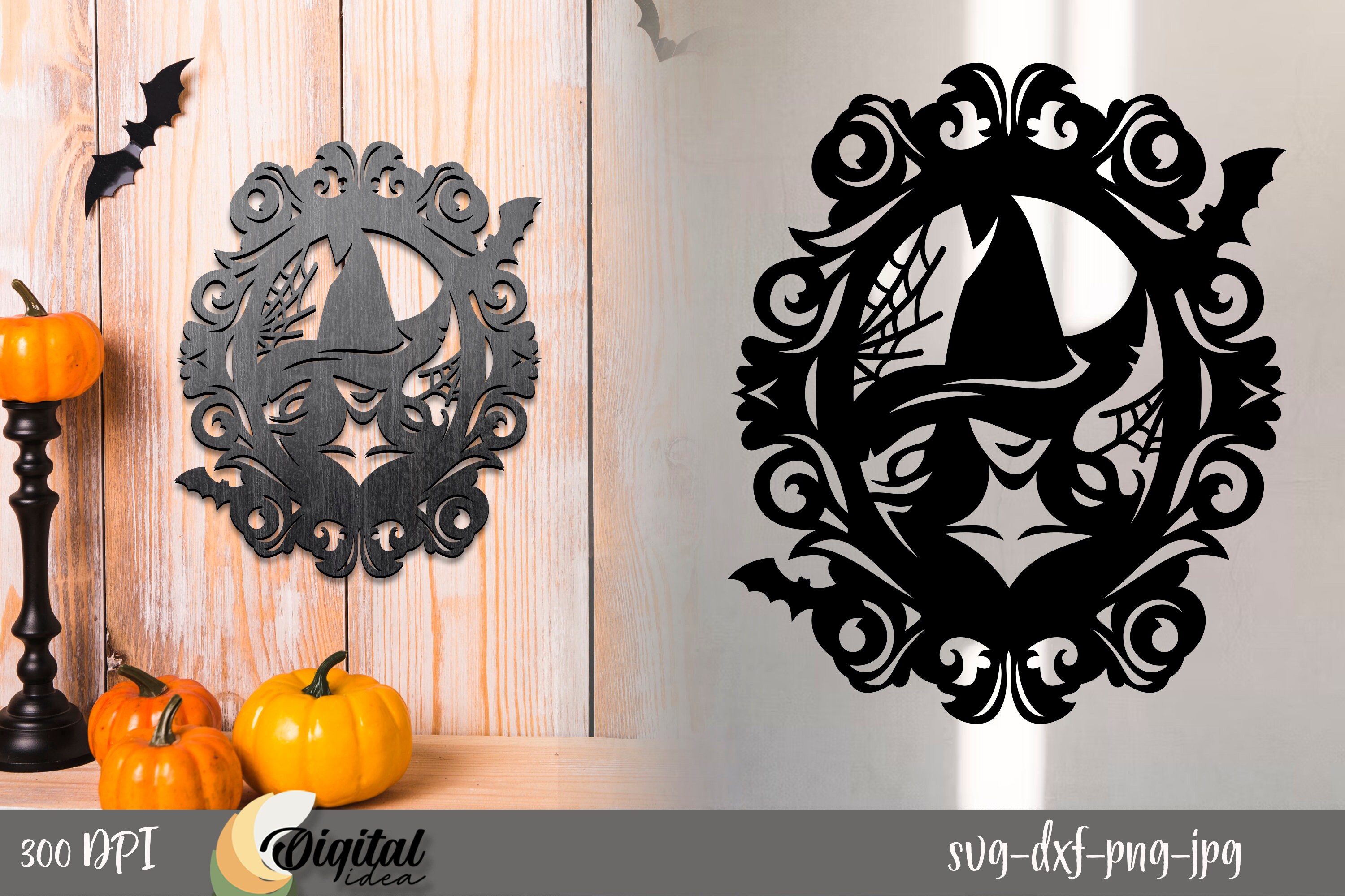 Halloween Vintage Mirror Bundle Halloween Scary Frames SVG - Etsy