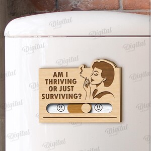3D Fridge Reminder Magnets Bundle, Tracker Magnet Laser Cut, Wooden ...