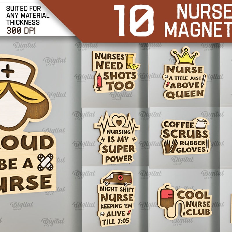 Nurse Magnets - Etsy