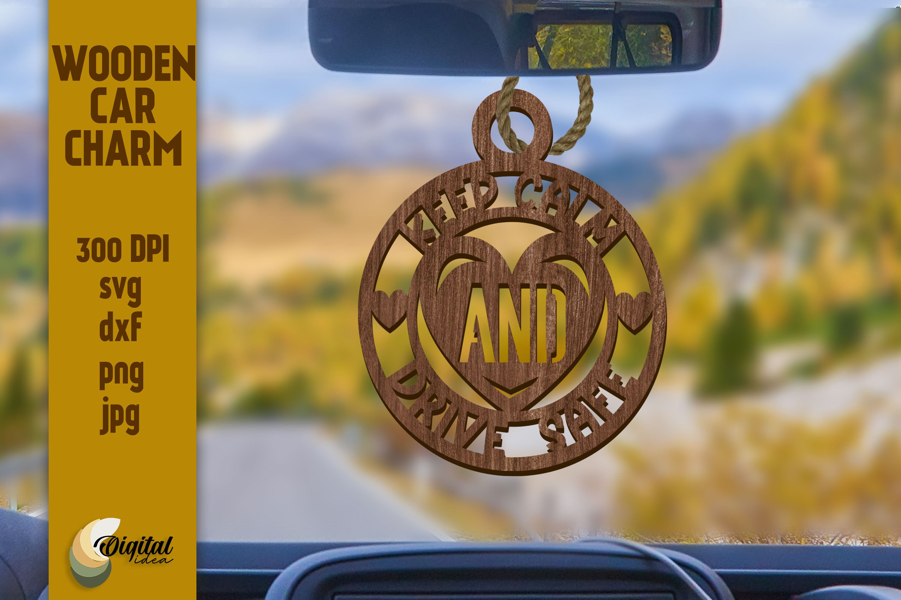 Wooden Car Charms SVG Bundle Laser Cut Files Driving Quotes - Etsy