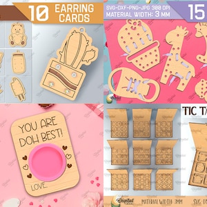 Kids Laser Cut Mega Bundle, 290 Children Lasercut Deisgns, 3D Laser Cut ...