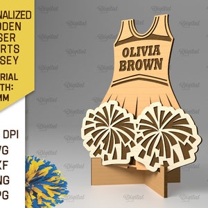 Personalized Sports Jerseys Laser Cut Bundle, 3D Custom Sign Lasercut ...