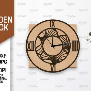 3D Wall Clock Faces Bundle, Decorative Clock Laser Cut, Home Decor, Modern Clock Face, Mandala ...