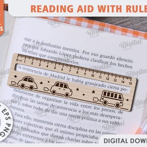 Line Readers Bundle, Reading Aid With Ruler for Dyslexia and ADHD Laser ...