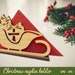 3D Lasercut Christmas Table Set, Christmas Laser Cut Table Top Decor ...