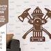 Firefighter Signs Bundle, Custom Name Sign Laser Cut, Fire Fighter ...