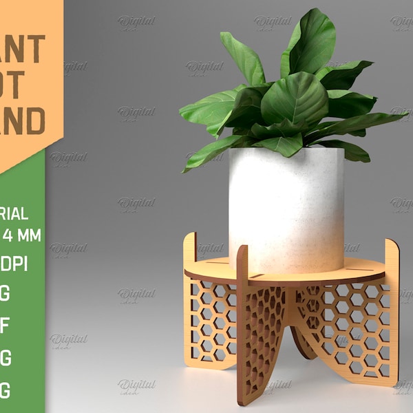 Plant Pot Stand - Etsy