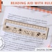 Line Readers Bundle, Reading Aid With Ruler for Dyslexia and ADHD Laser ...