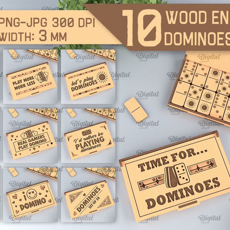 Domino Template - Etsy
