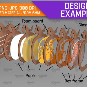 3D Halloween Shadow Boxes Bundle, Spooky Shadow Box Laser Cut, Layered ...