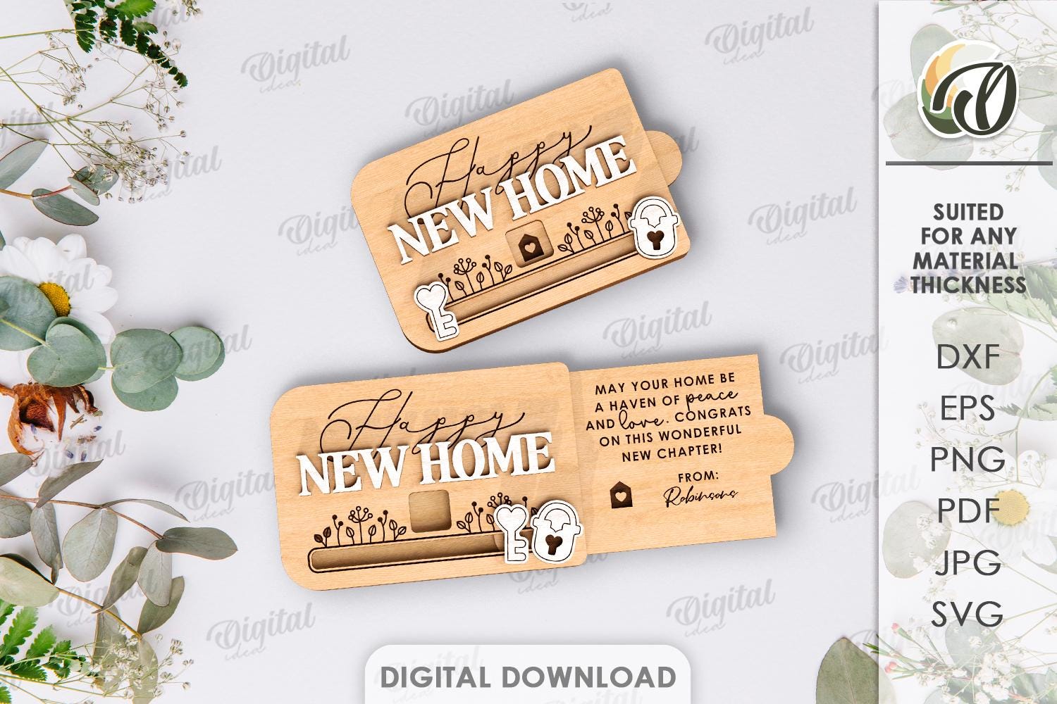 3D Sliding Greeting Cards Bundle, Card With Slider Laser Cut Files ...