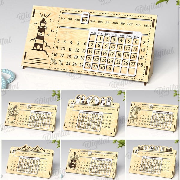3d Desk Calendar 2026 - Etsy