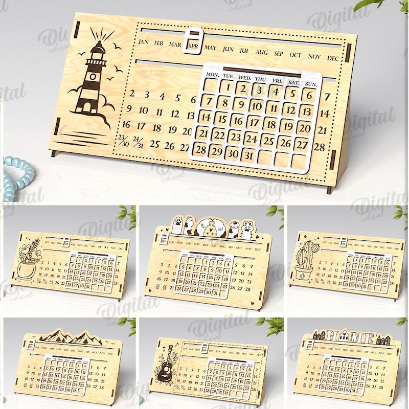 3d Desk Calendar 2026 - Etsy
