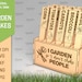 3D Garden Stakes Bundle, 3D Laser Cut, Vegetable Stakes Holder SVG ...