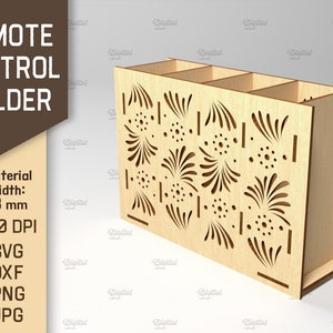 Remote Control Holders Bundle, 3D Storage Box, Remote Storage, Phone ...