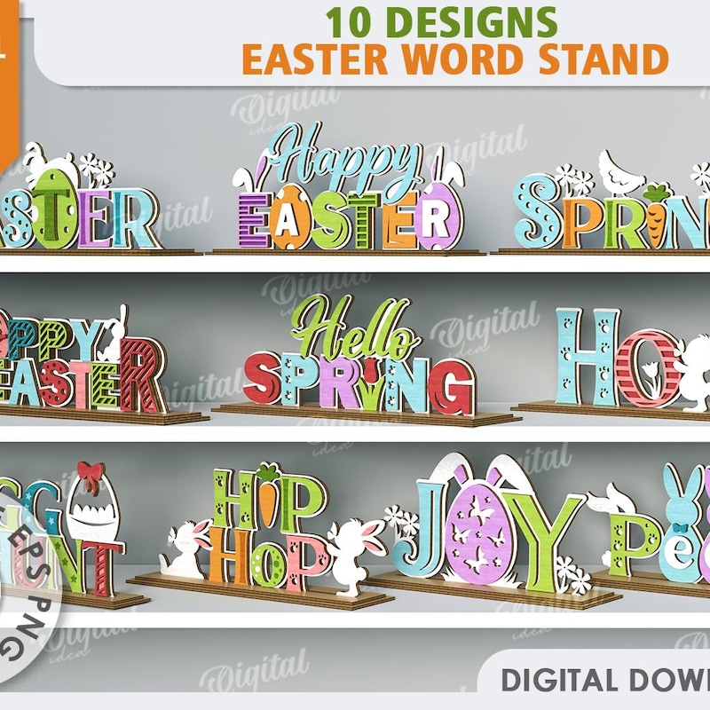 Hoppy Easter Sign - Etsy