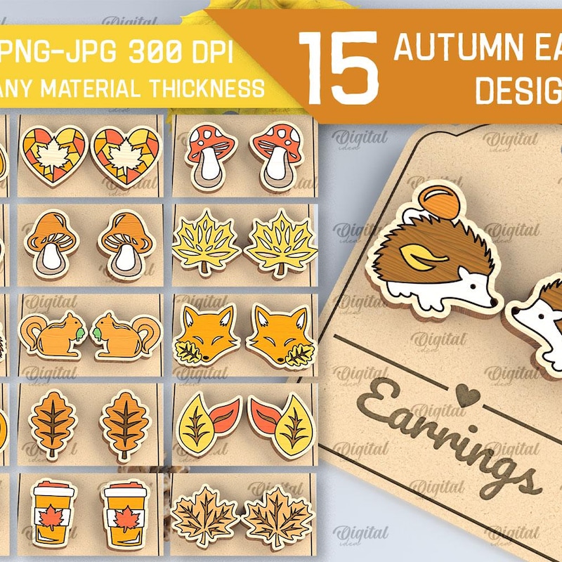 Fall Earrings - Etsy