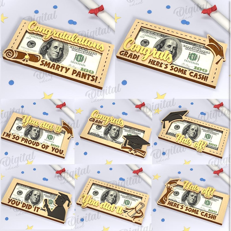 Lasercut Svg Money Holder - Etsy